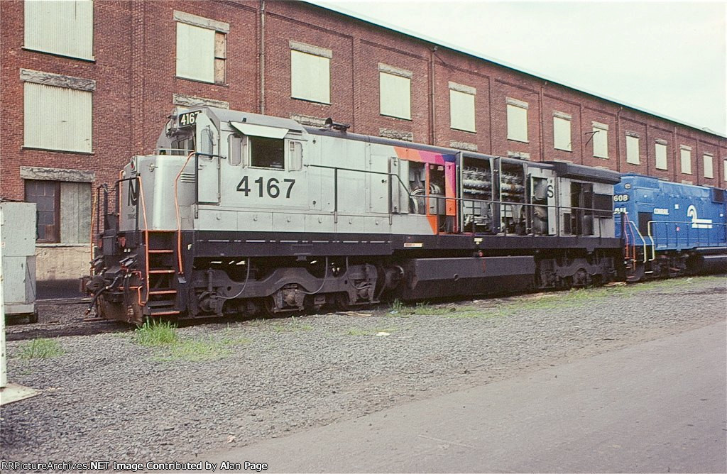 NJ Transit U34CH 4167